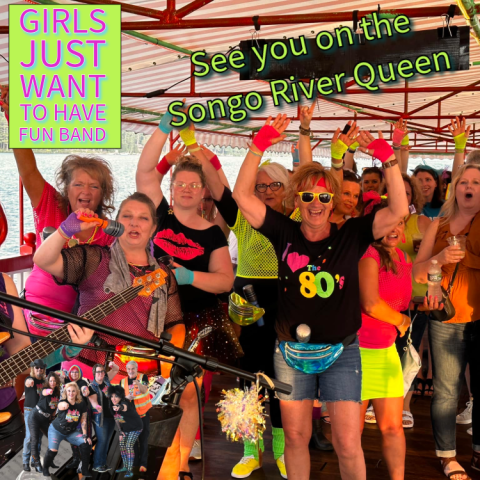 80's Sunset Booze Cruise on the Songo River Queen - SUNDAY - Girls Just ...